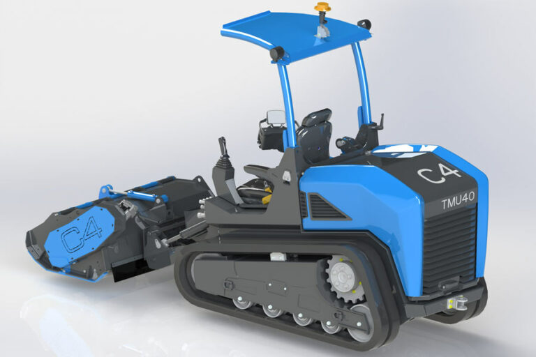 TMU40 - Radio-controlled tracked tool carrier - C4 Meccanica