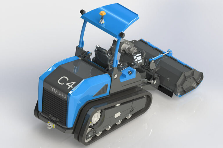 TMU40 - Radio-controlled tracked tool carrier - C4 Meccanica